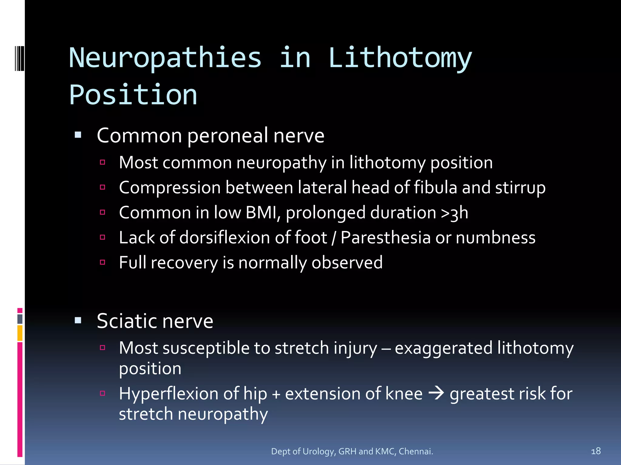 Positioning in urological procedures | PDF