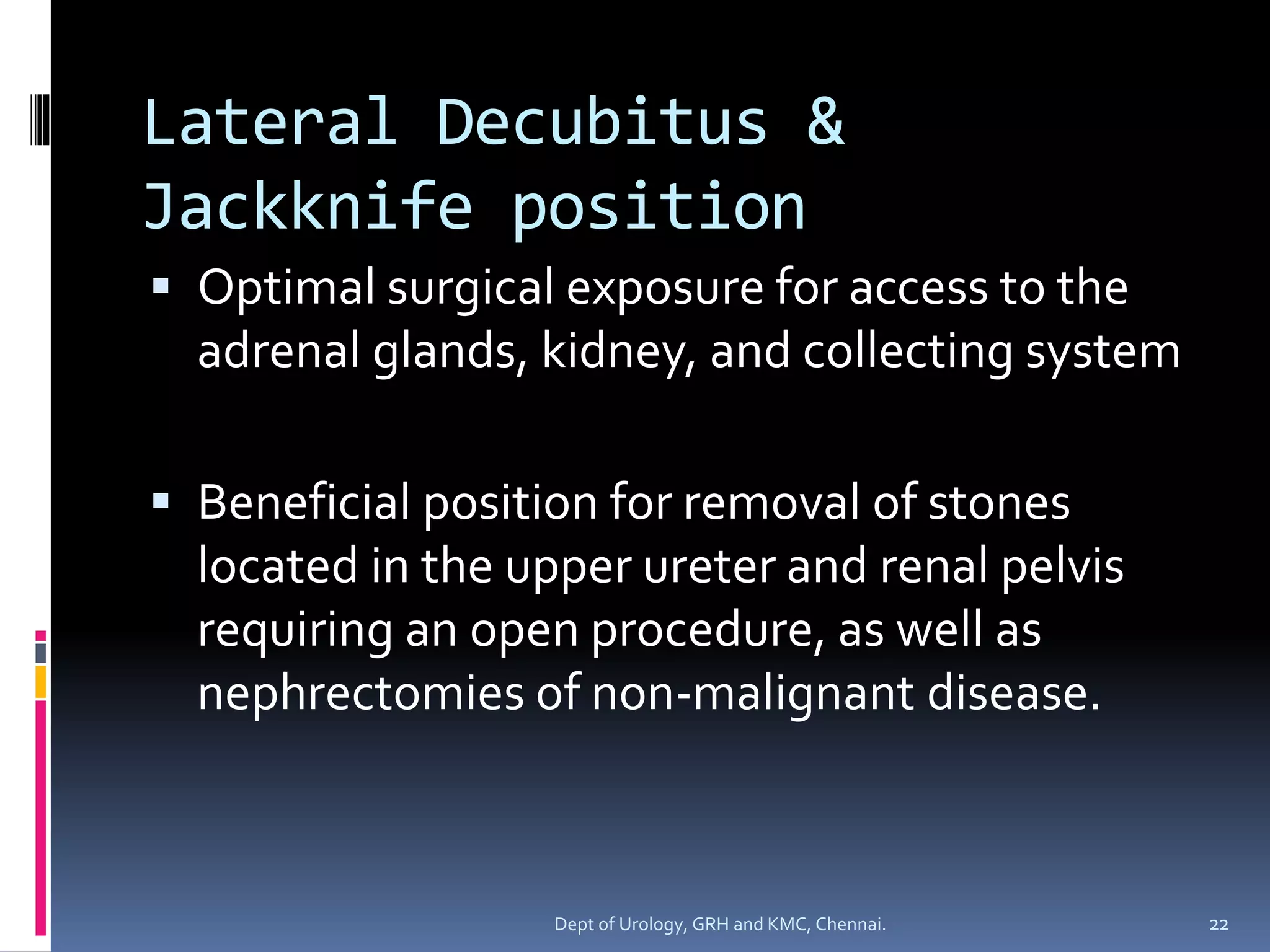 Positioning in urological procedures | PDF