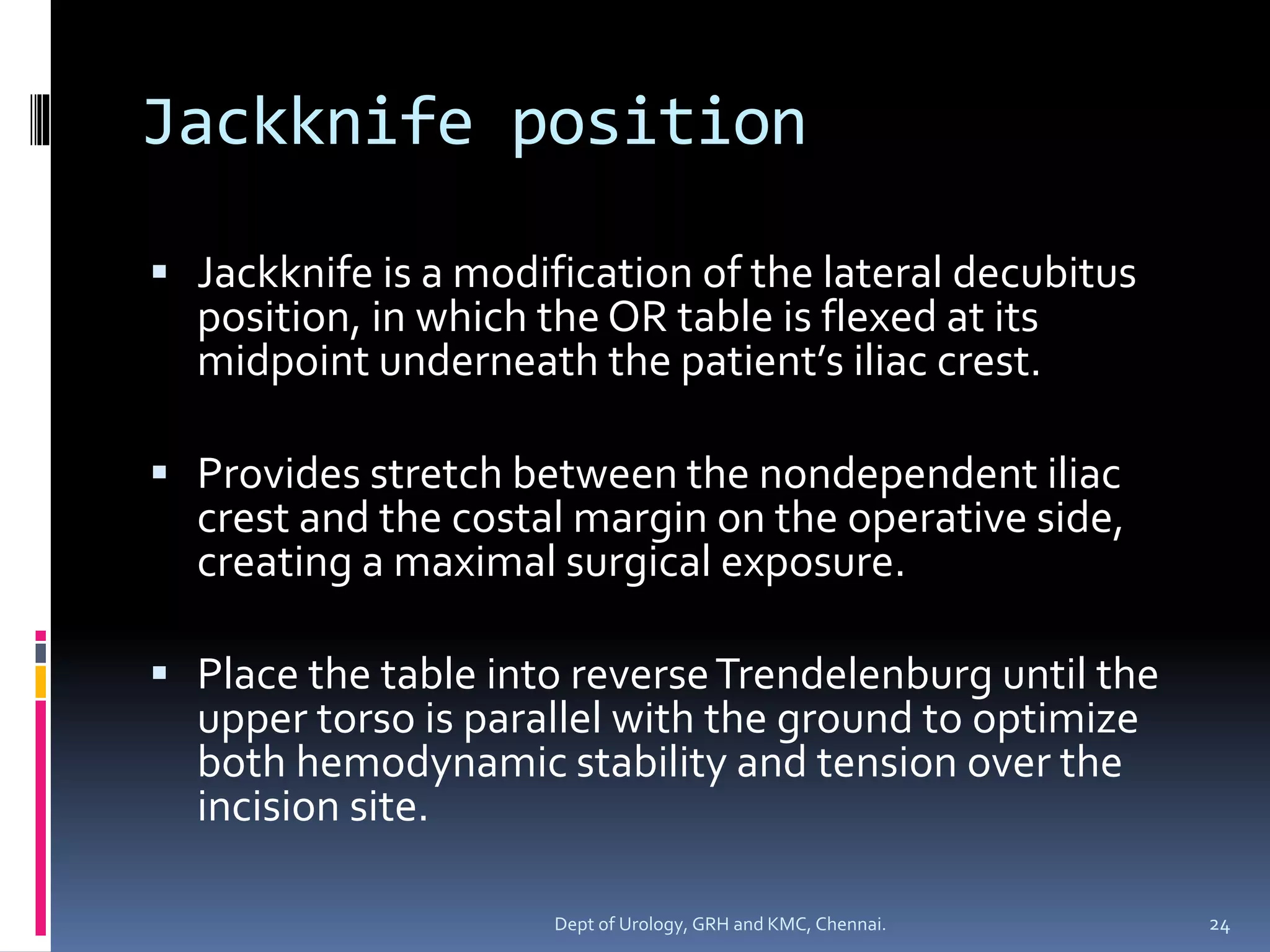 Positioning in urological procedures | PDF