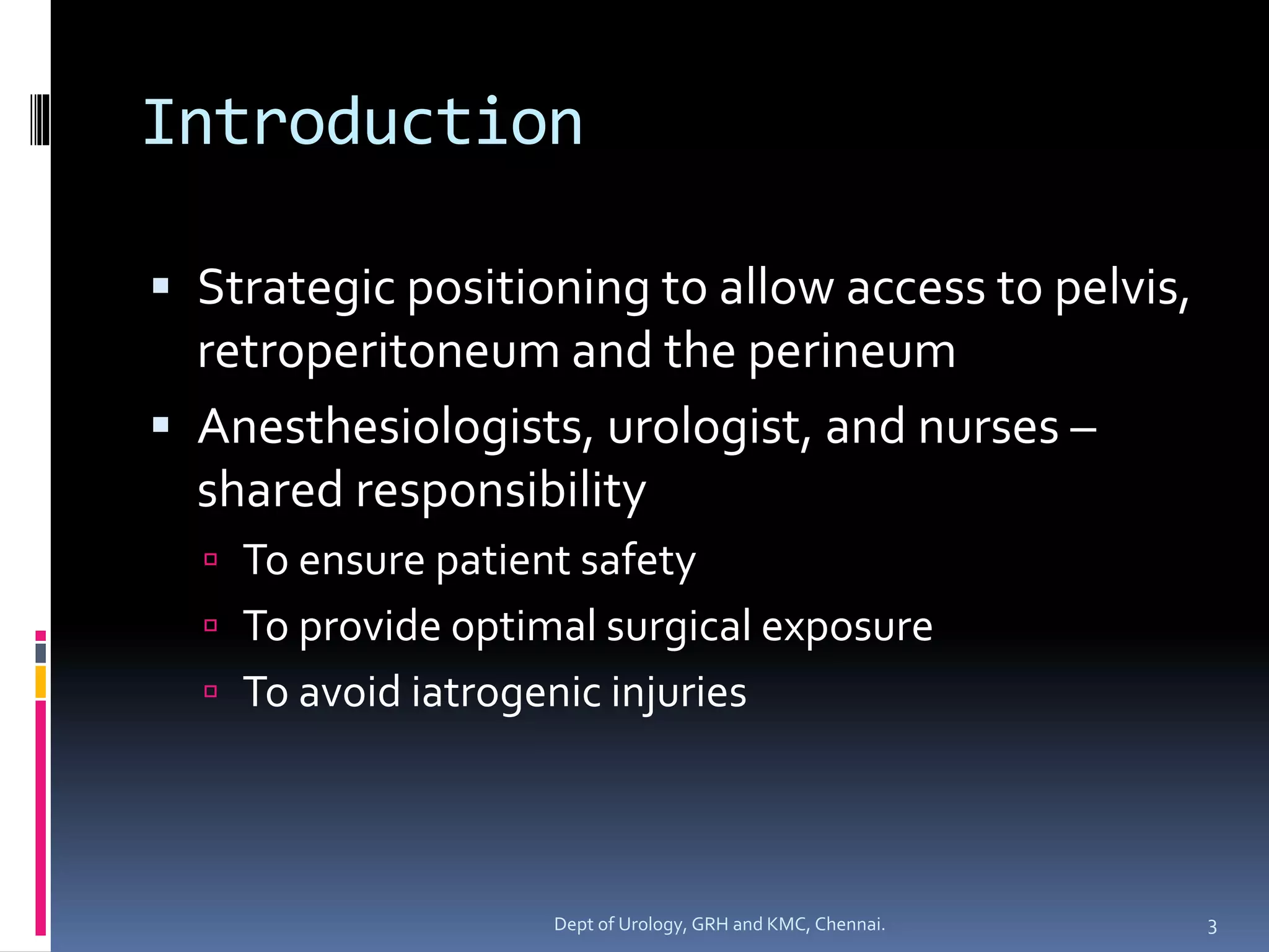 Positioning in urological procedures | PDF