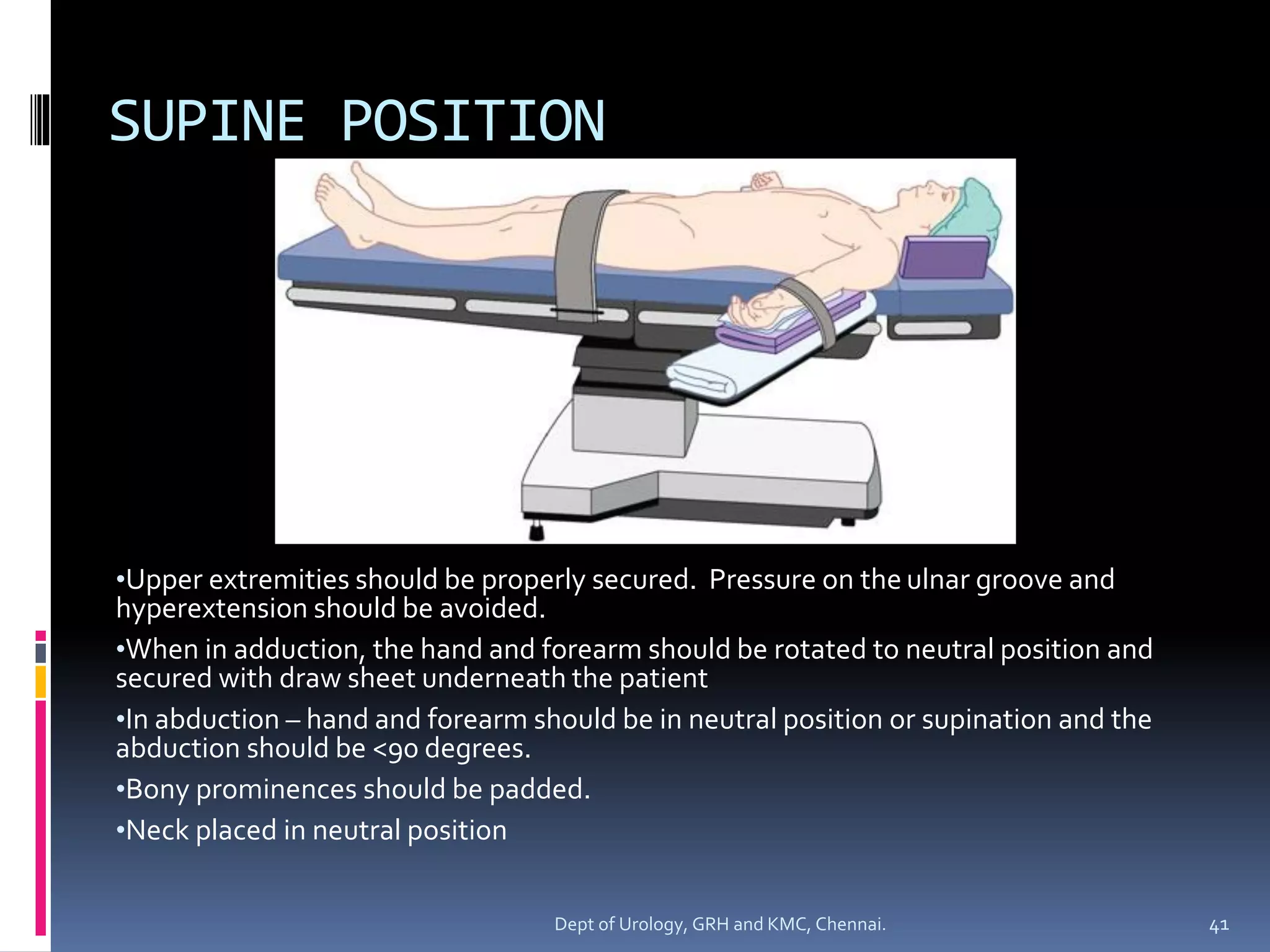 Positioning in urological procedures | PDF