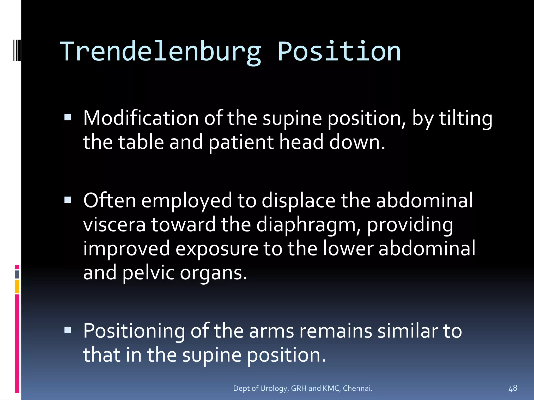 Positioning in urological procedures | PDF