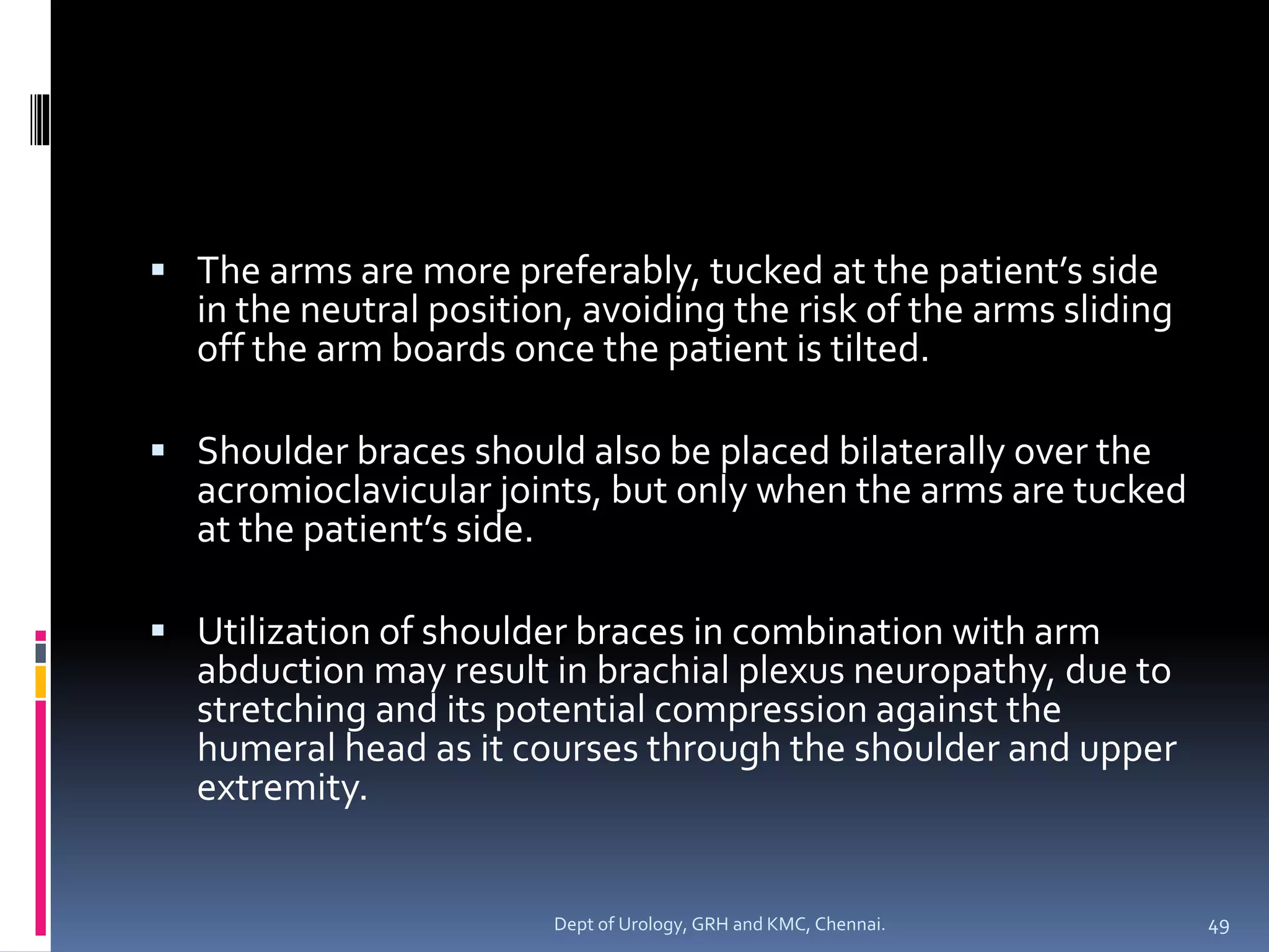 Positioning in urological procedures | PDF