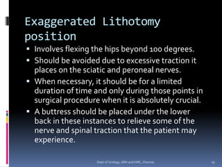 Positioning in urological procedures | PDF