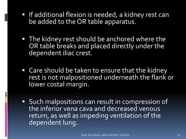 Positioning in urological procedures | PDF