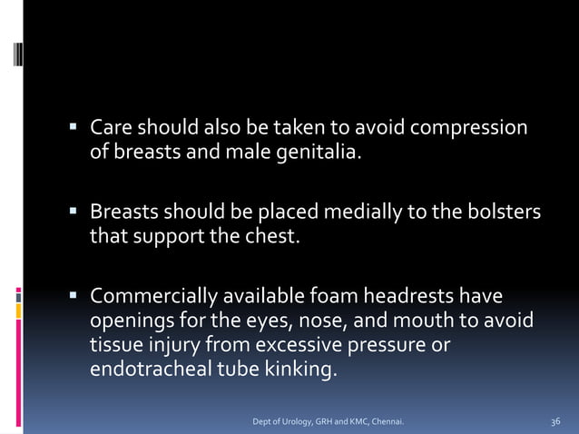 Positioning in urological procedures | PDF