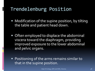 Positioning in urological procedures | PDF