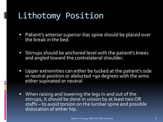 Positioning in urological procedures | PDF