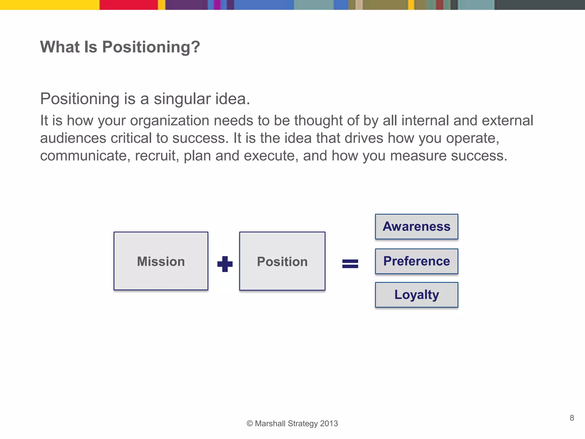 Positioning Mission-Driven Organizations | PPT