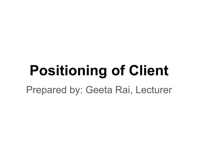 Positioning of Client.pptx