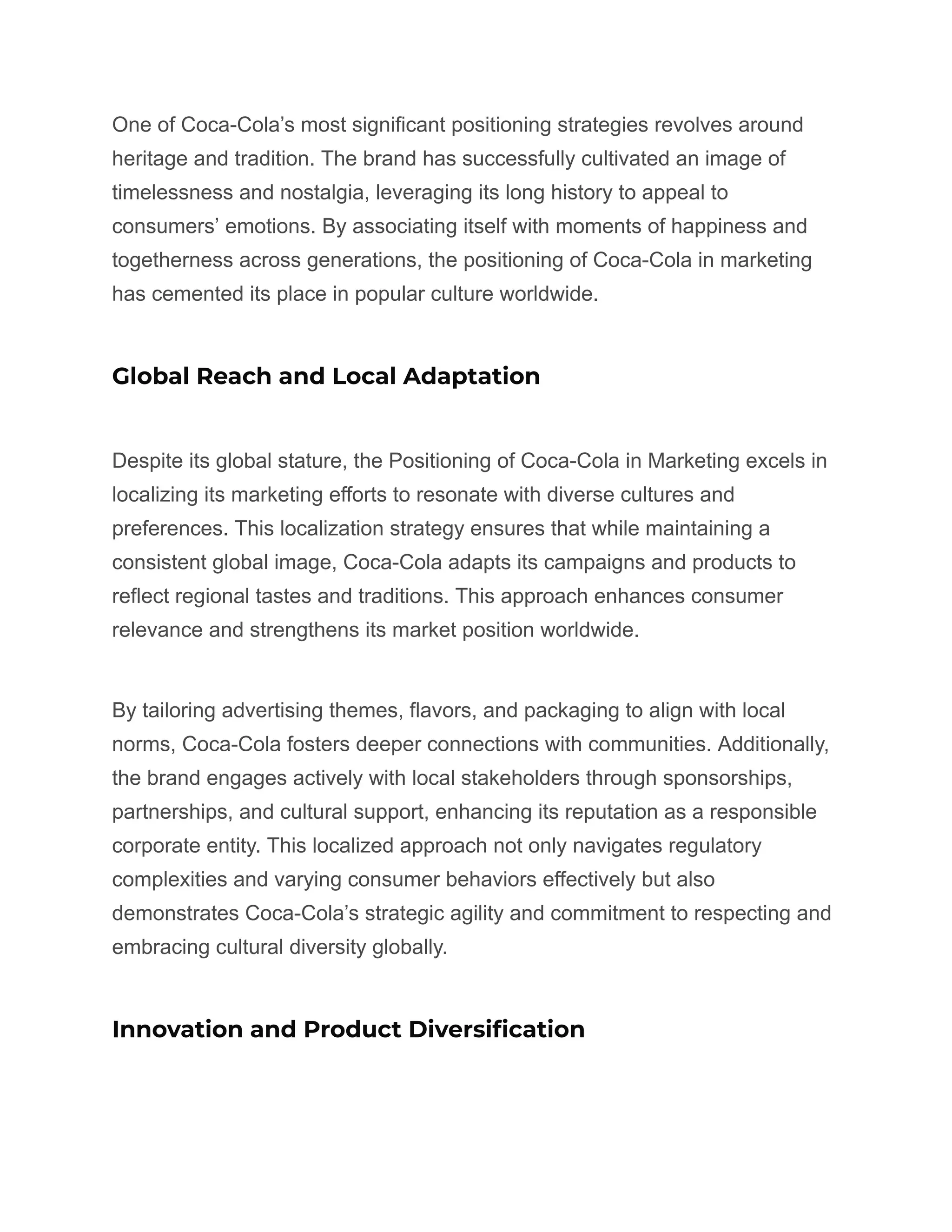 Positioning of Coca-Cola in Marketing: How They Stay on Top | CIO Women ...