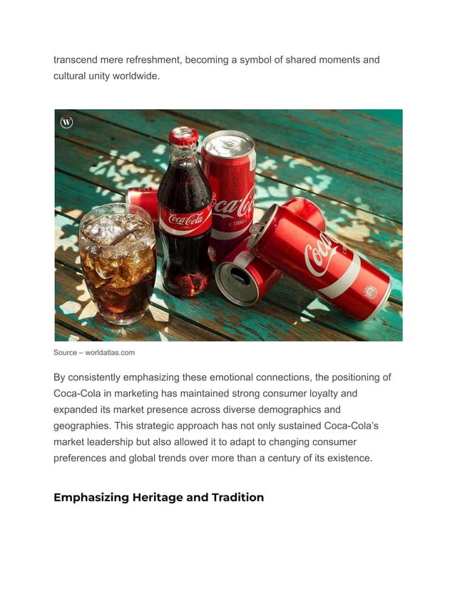 Positioning of Coca-Cola in Marketing: How They Stay on Top | CIO Women ...