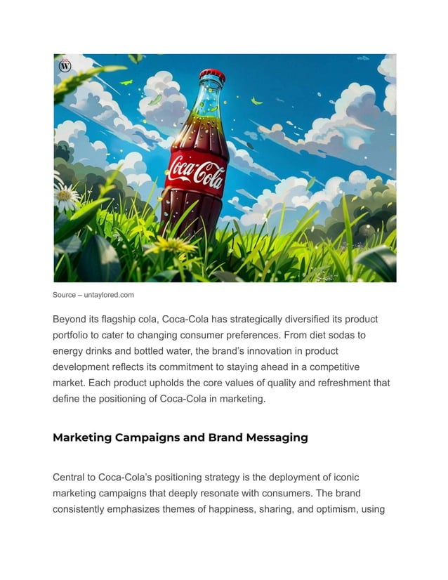 Positioning of Coca-Cola in Marketing: How They Stay on Top | CIO Women ...