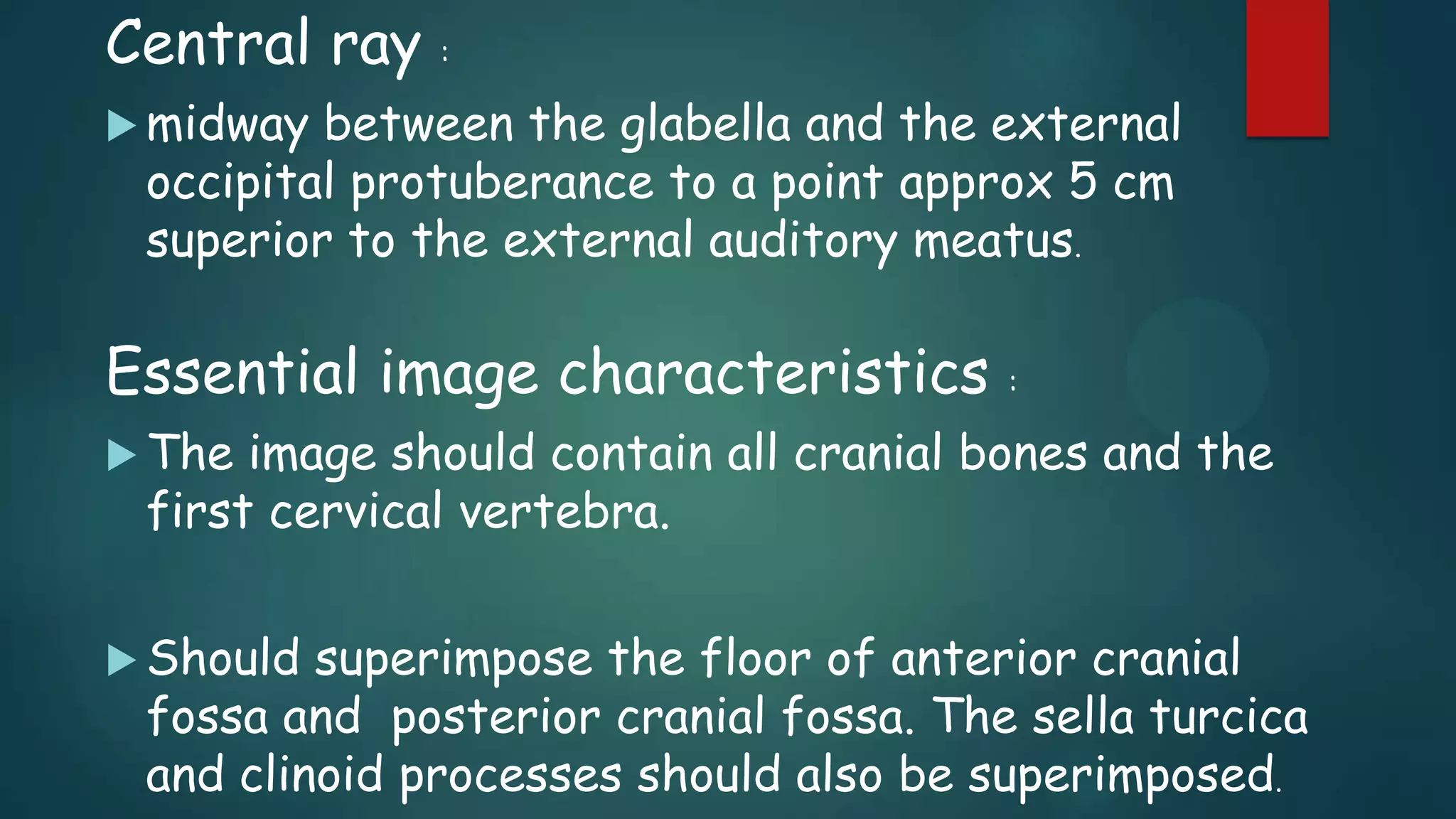 Positioning of skull | PPTX