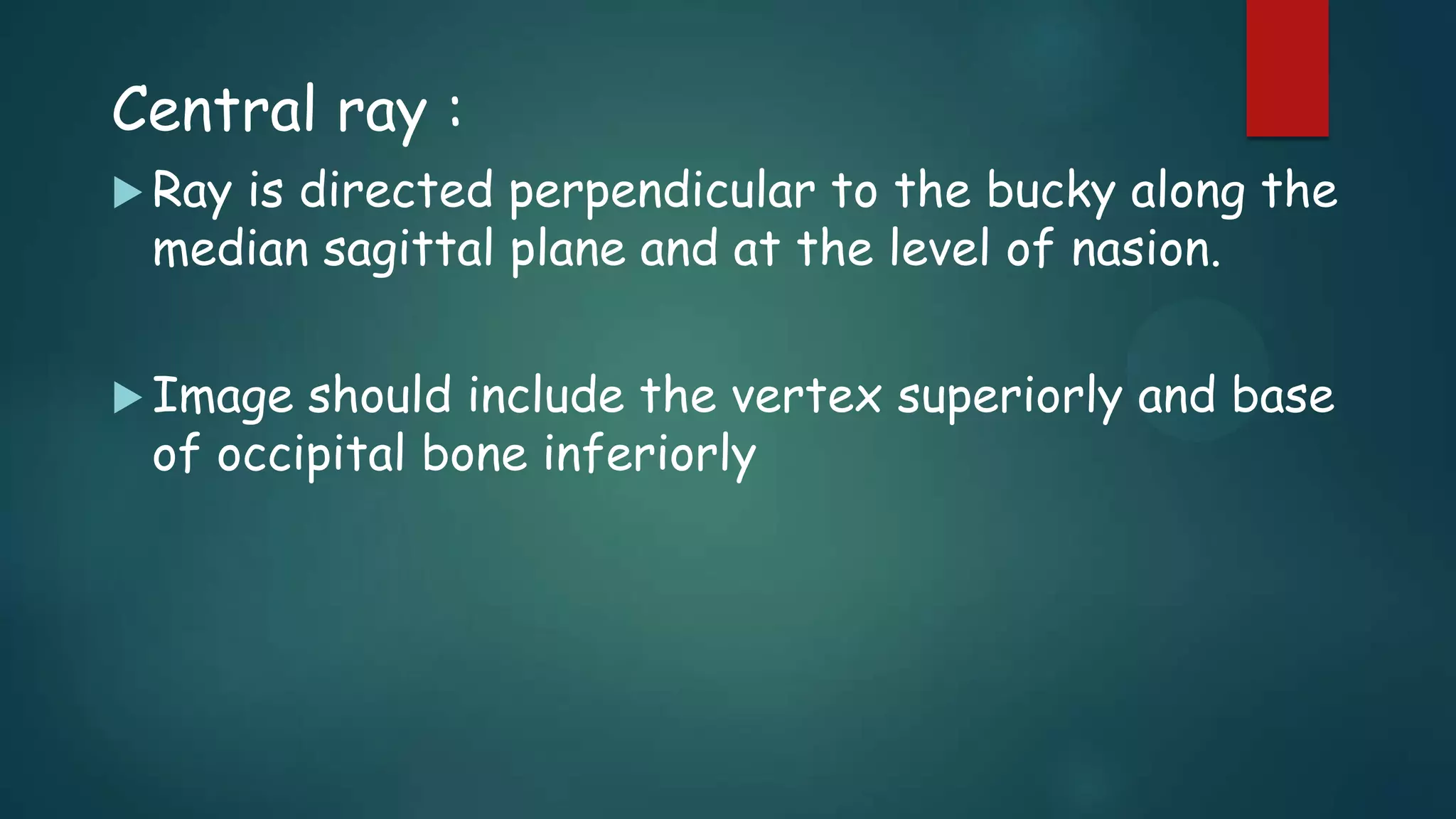 Positioning of skull | PPTX