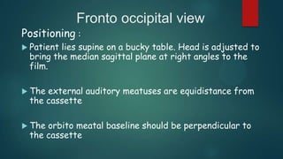 Positioning of skull | PPTX