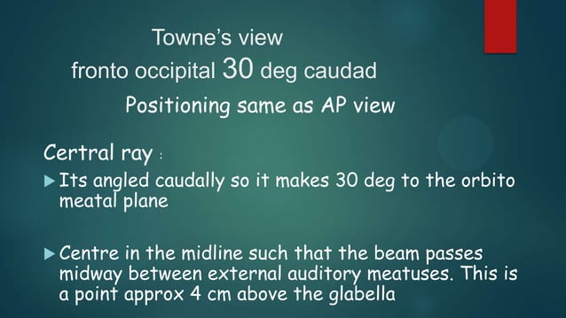Positioning of skull | PPTX