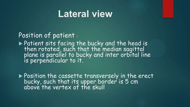 Positioning of skull | PPTX