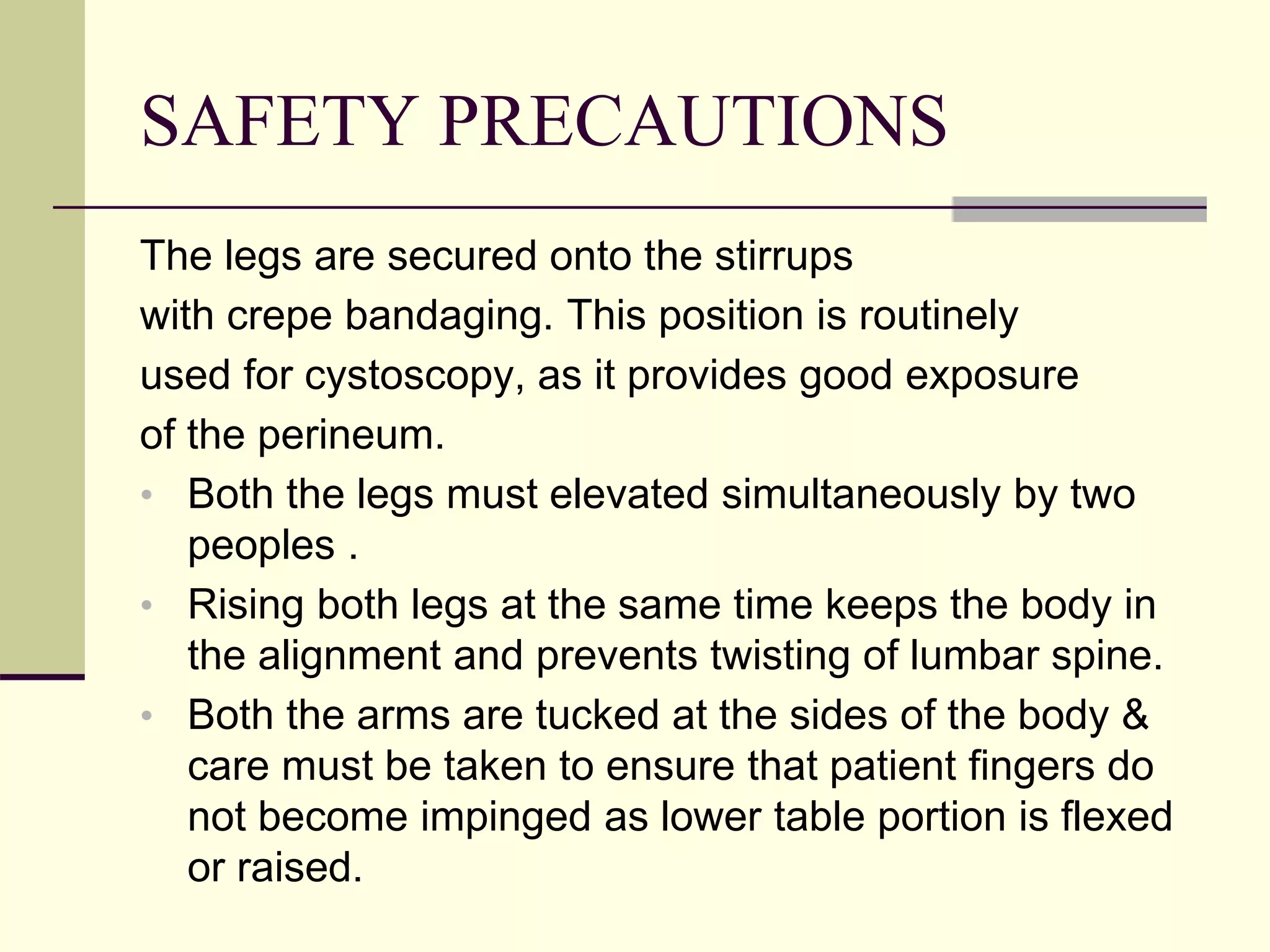 Positioning of patient during surgery | PPTX