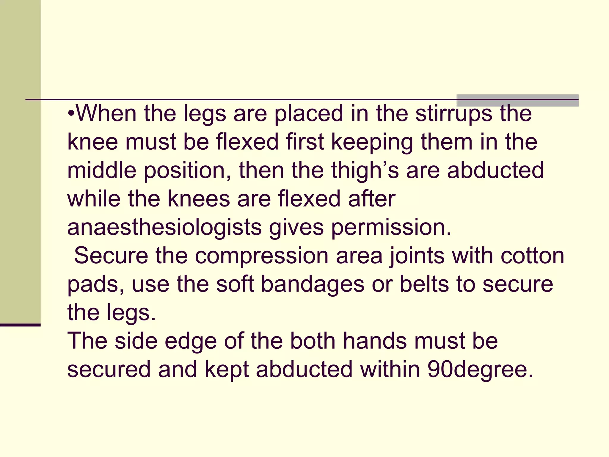 Positioning of patient during surgery | PPTX