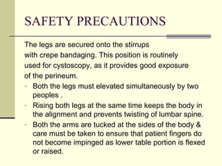 Positioning of patient during surgery | PPTX