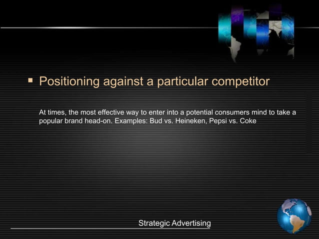 Product Positioning Options | PPTX | Advertising Industry | Industries