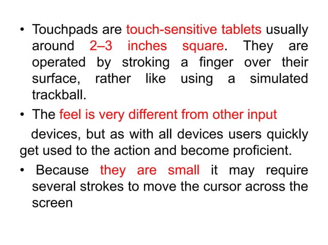 Positioning, pointing and drawing in Human computer Interaction | PPTX