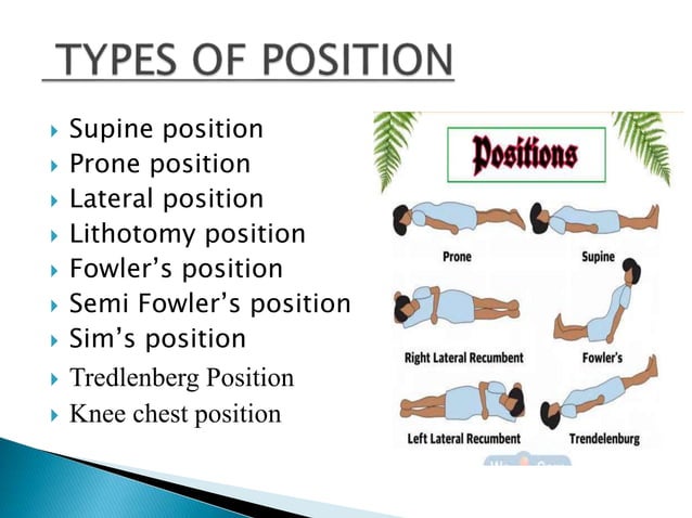 Positioning ppt | PPTX | First Aid | Injuries