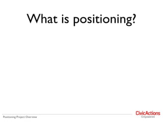 Positioning Project Overview | ZIP | Technology & Computing