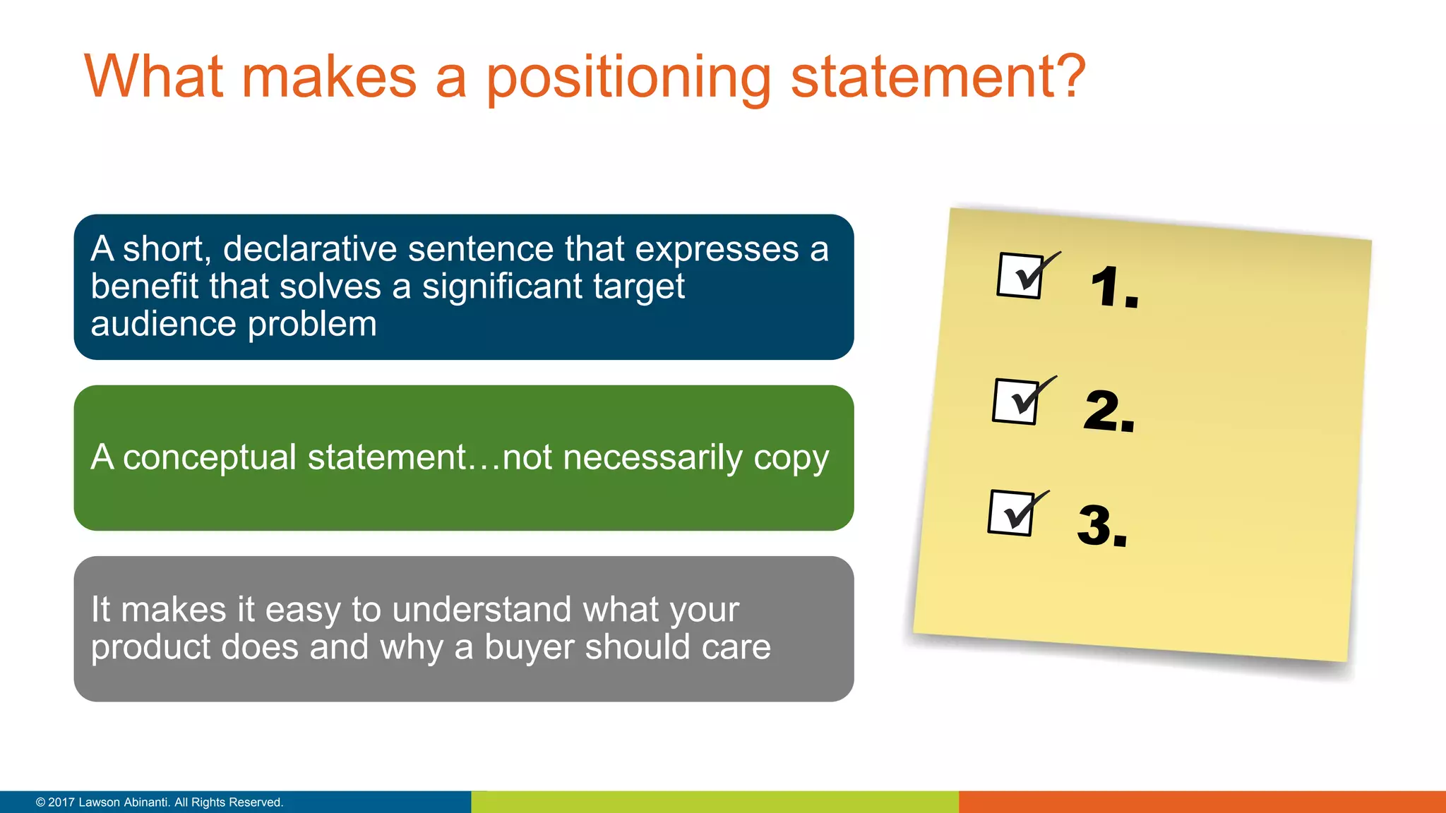 Positioning simplified the fast track to positioning success (part 3 ...