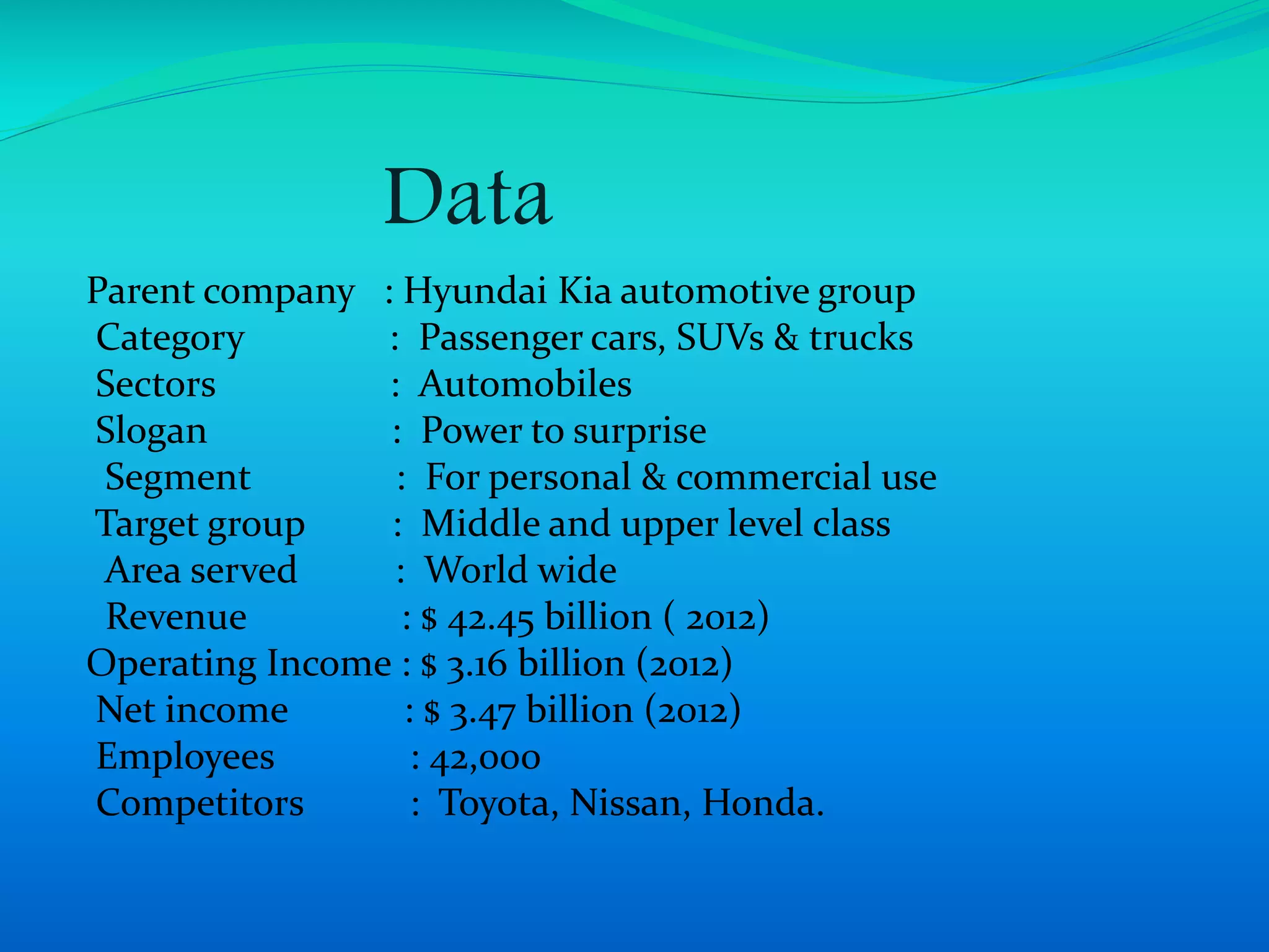 Positioning strategy of kia motors . 7ps | PPTX