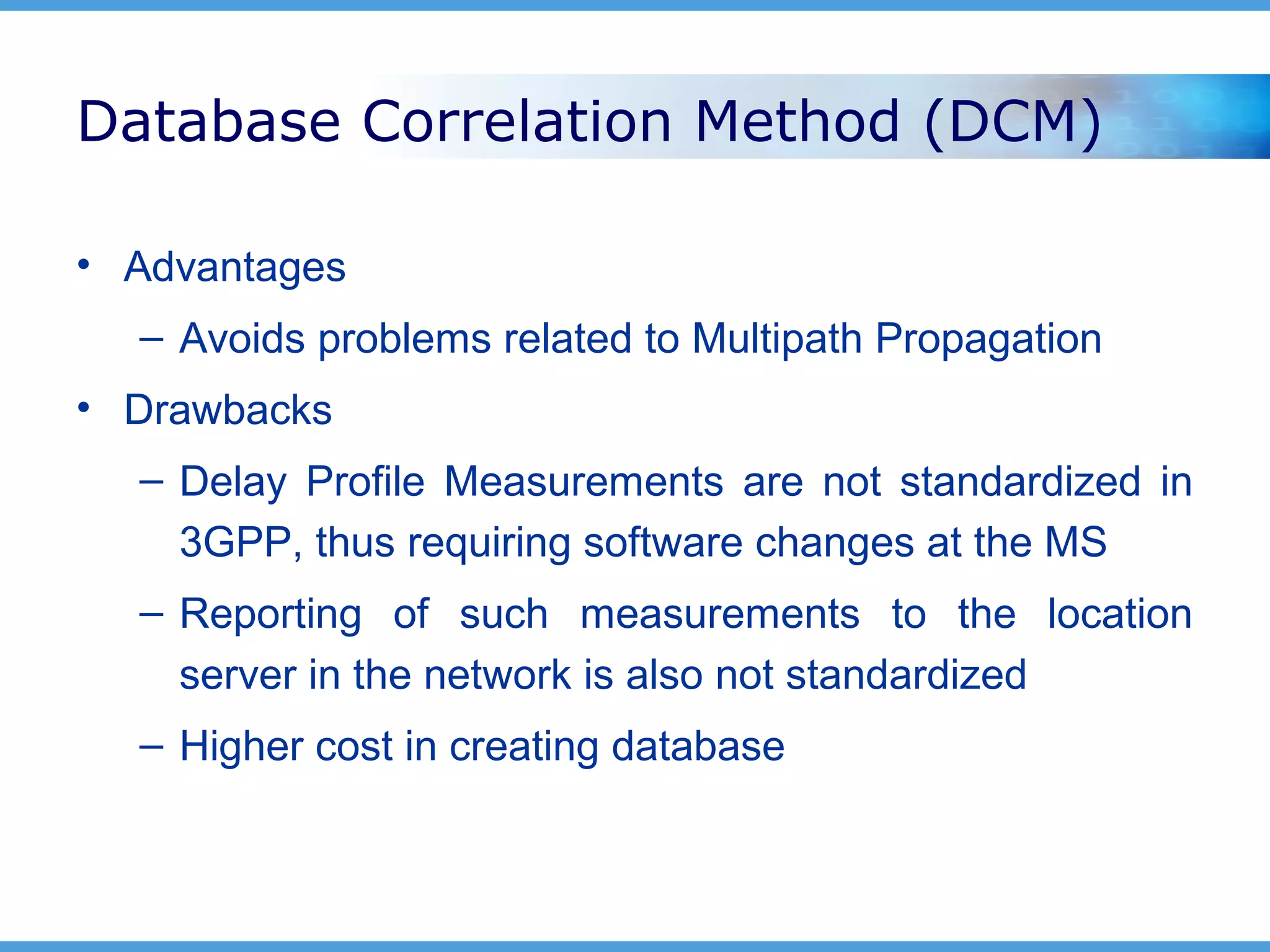 Positioning techniques in 3 g networks (1) | PPT