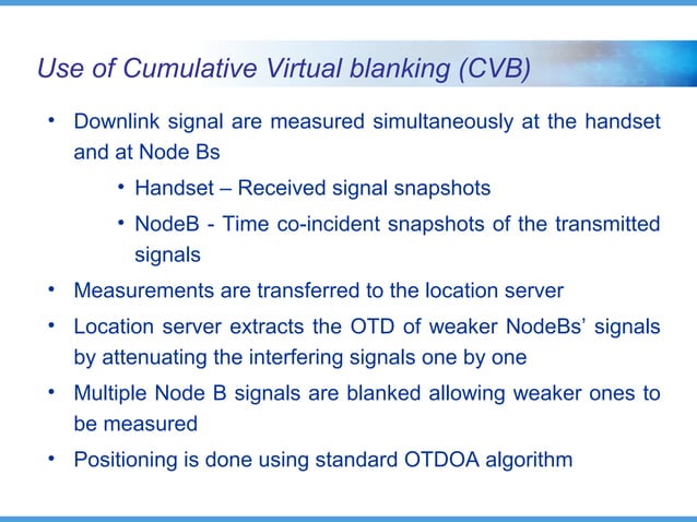 Positioning techniques in 3 g networks (1) | PPT