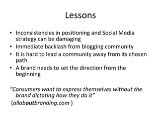 Positioning with social media | PPT