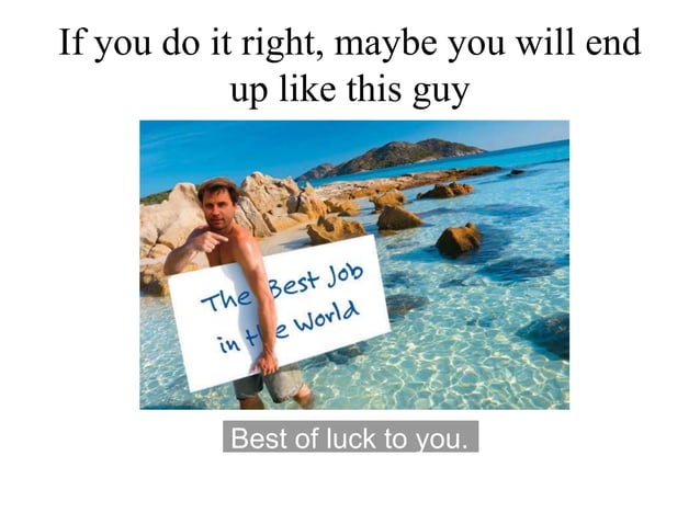 Positioning yourself for that new job | PPT