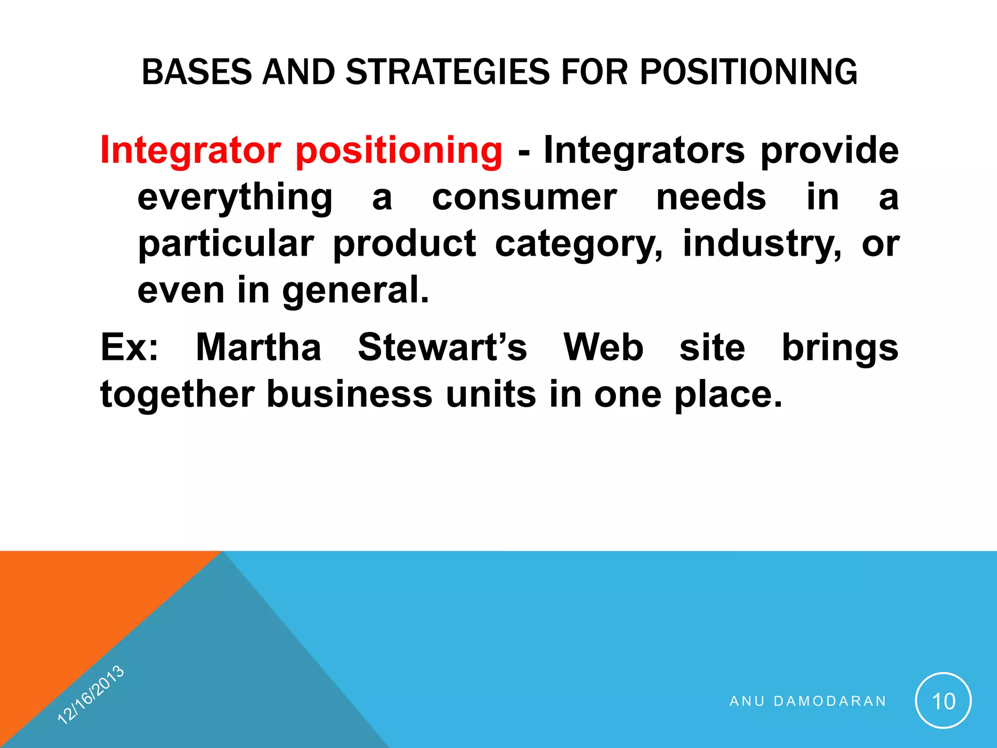 Positioning strategies in marketing | PPTX