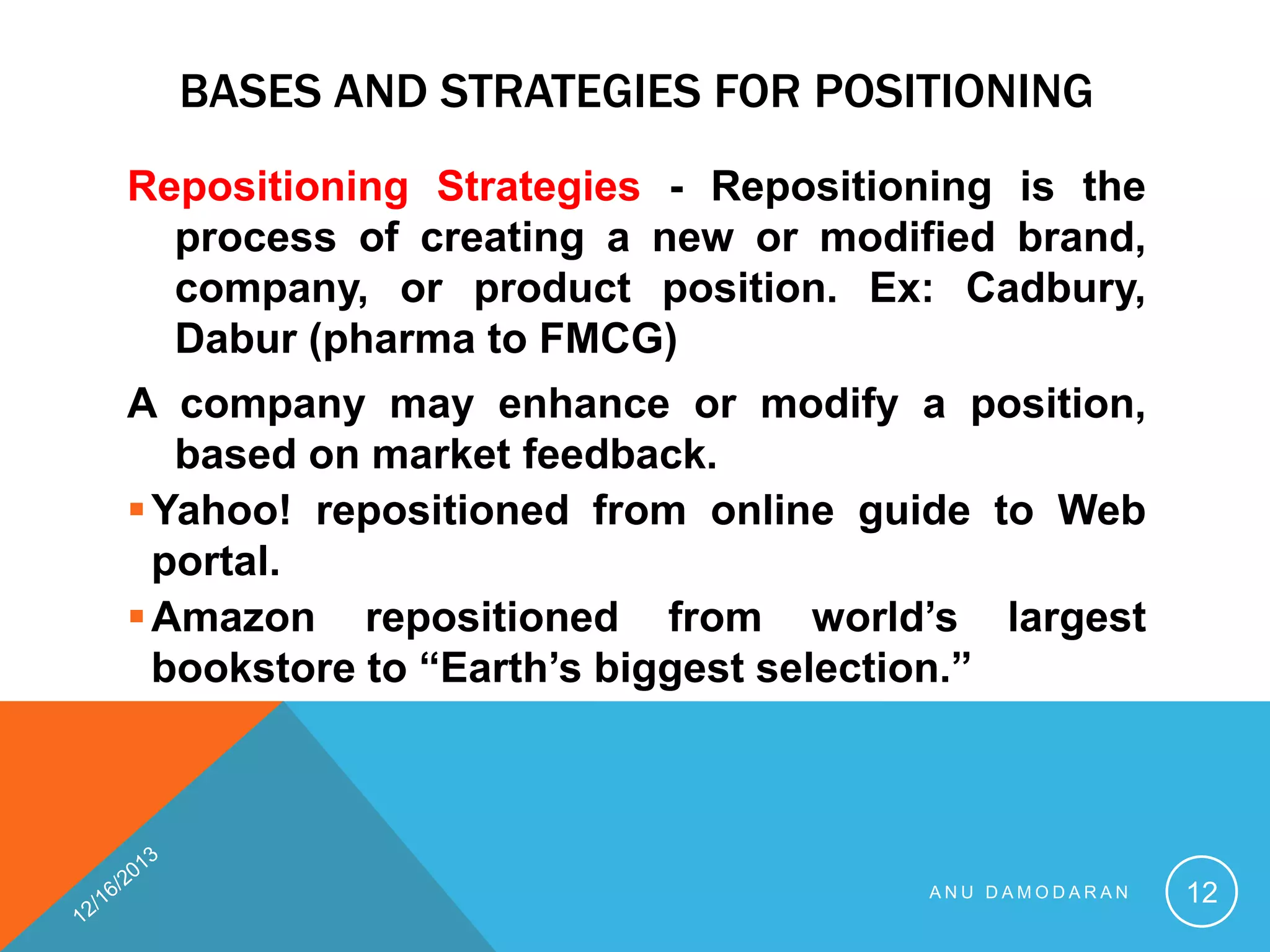 Positioning strategies in marketing | PPTX