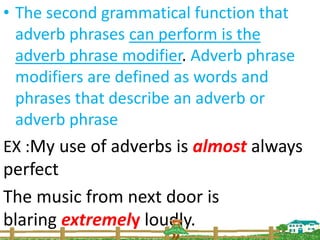 Position of adverb | PPTX