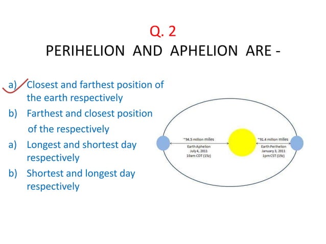 Earth's positions in space | PPT