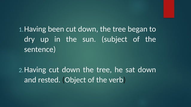 determining the position of modifiers in sentences | PPT