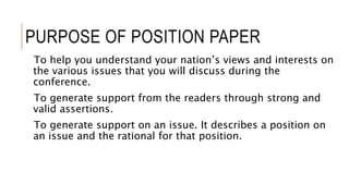 Position paper | PPTX