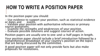 Position paper | PPTX