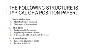 Position paper | PPTX