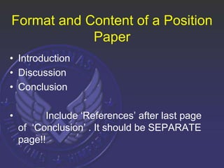 POSITION PAPER.ppt