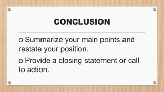 Position paper powerpoint presentation English | PPTX