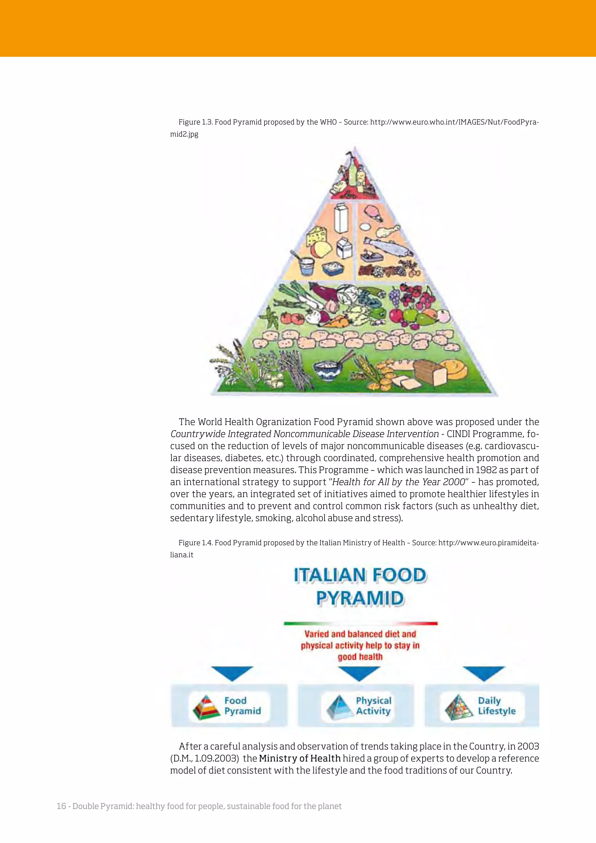 Position paper Double Pyramid: healty food for people, sustainable food ...
