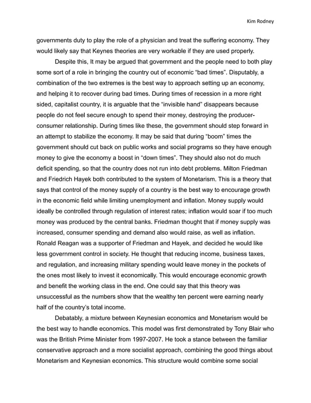 Position paper economics | PAGES