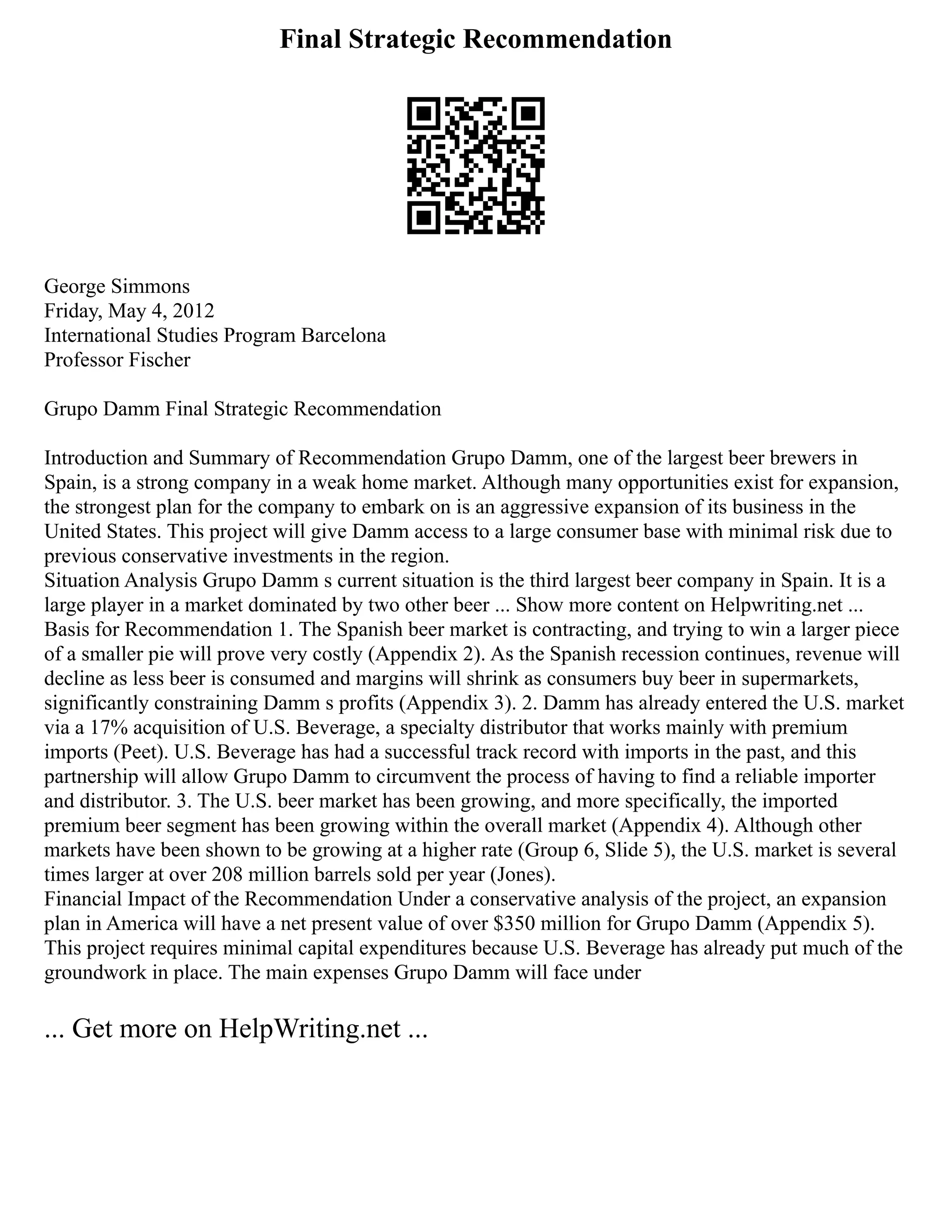 Position Paper Example Format - IMAGESEE | PDF