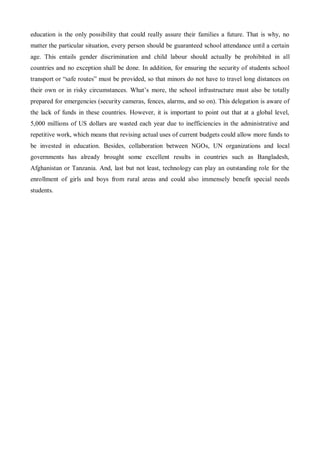 Position paper Primary Education Belgium | PDF