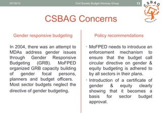 Position paper on finance planning and economic development | PPT